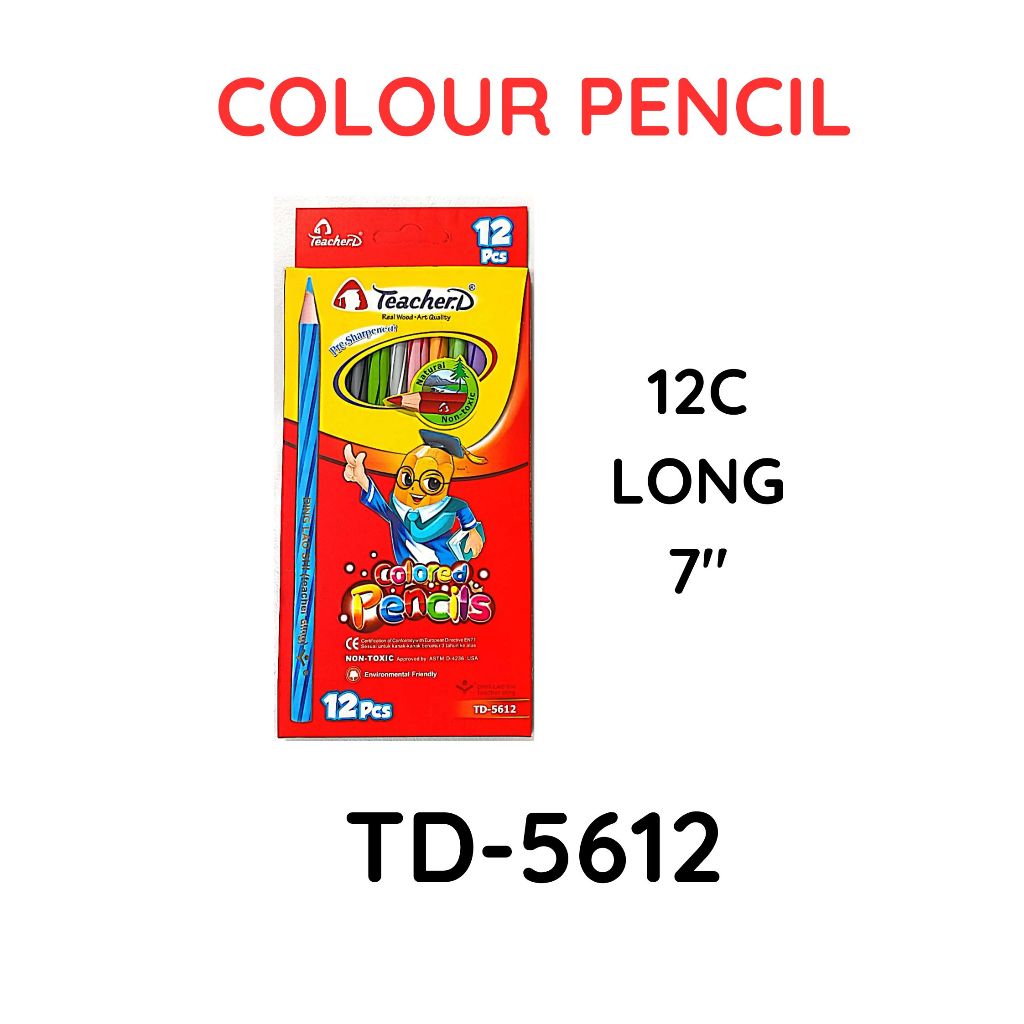 [ASTAR/TEACHERD/KIDARIO] ECONOMY 12/24 COLOUR PENCIL/PENSEL WARNA ASTAR/STUDENT USE/CP 3103/CP ...