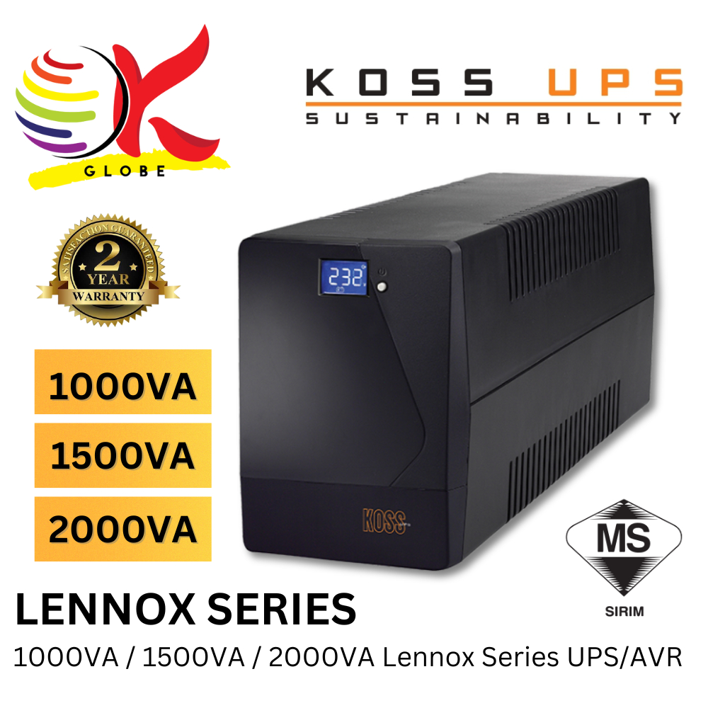 KOSS LENNOX SERIES LE-1000 (1000VA/600W) / LE-1500 (1500VA/900W) / LE ...