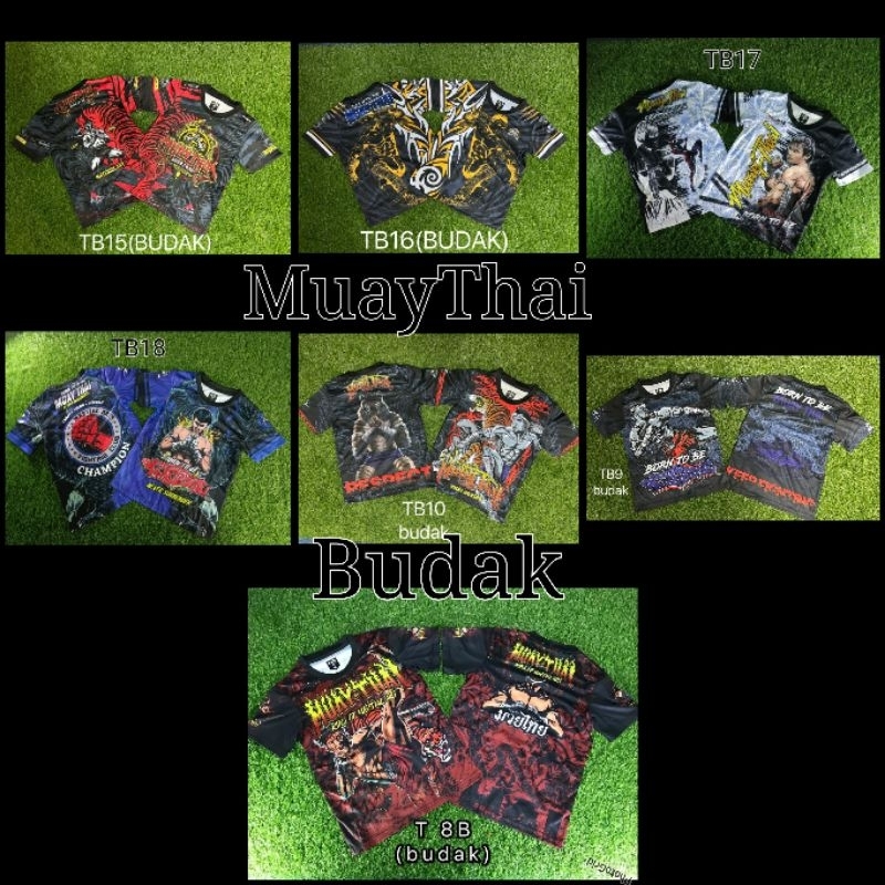 Baju Muay Thai Budakfull Sublimit Shopee Malaysia