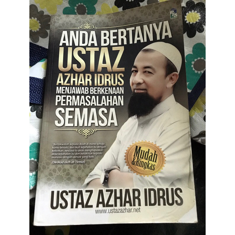 BUKU ISLAMIK ANDA BERTANYA USTAZ AZHAR IDRUS MENJAWAB | Shopee Malaysia