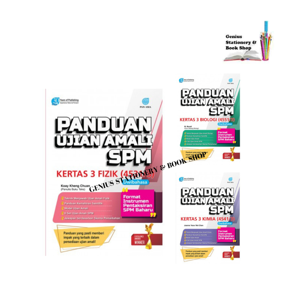 PANDUAN UJIAN AMALI SPM KERTAS 3 BIOLOGI/KIMIA/FIZIK | Shopee Malaysia