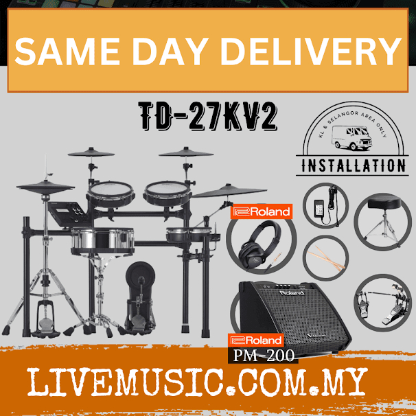 *SAME DAY DELIVERY* Roland TD-27KV2 V-Drums Electronic Digital Drum Set ...