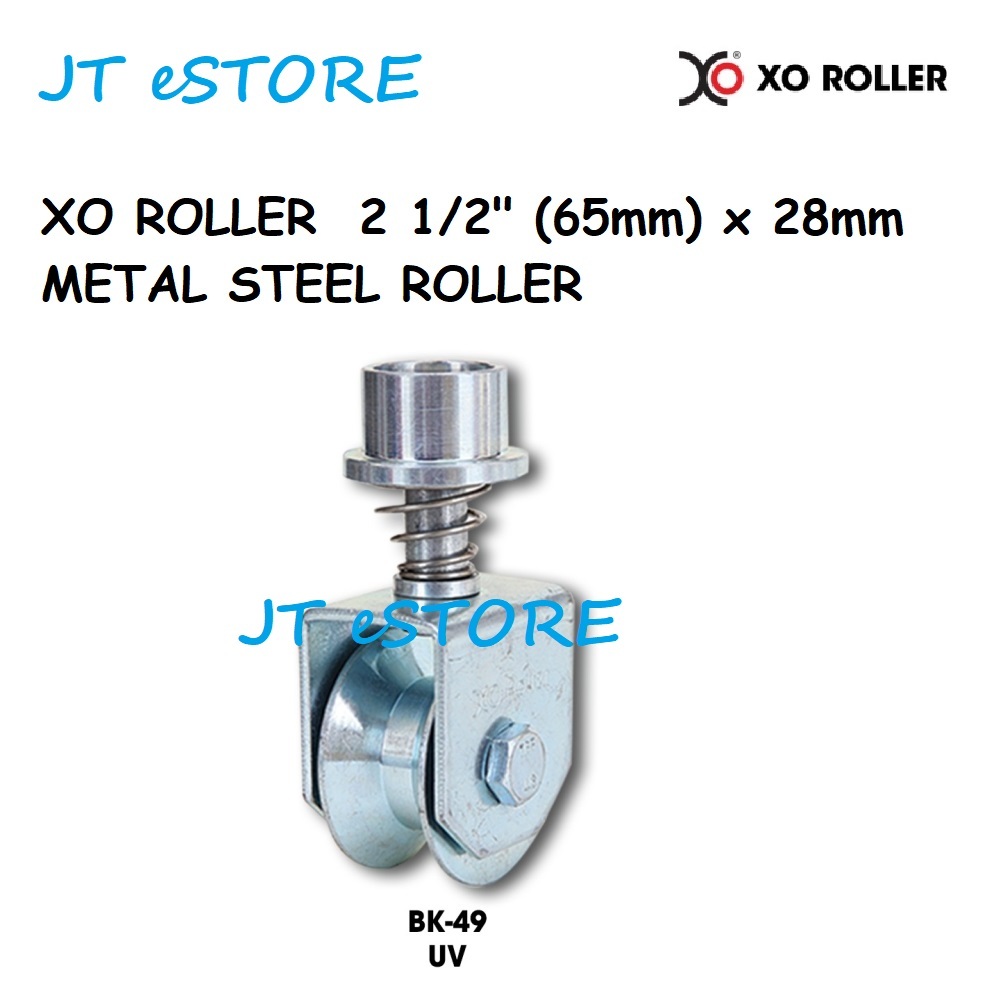 [JT eSTORE] XO ROLLER 65mm (2 1/2") x 28mm UV Swivel Gate Roller / Roda ...