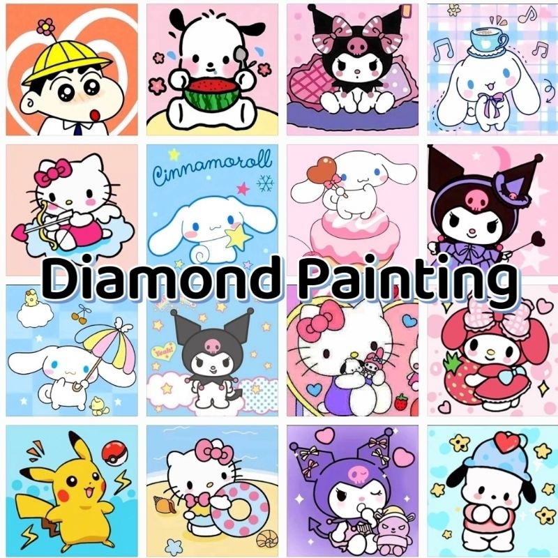 🔥Busy Kids🔥20*20 DIY 5D full drill diamond painting with frame/diamond ...