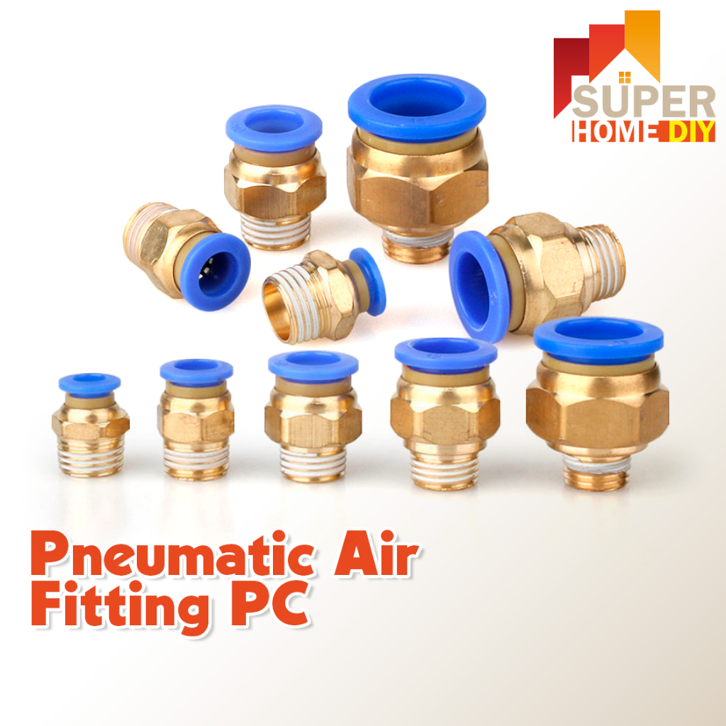 PC Series - Air Fitting Straight 】 PC Pneumatic PC8MM PC10MM PC12MM ...