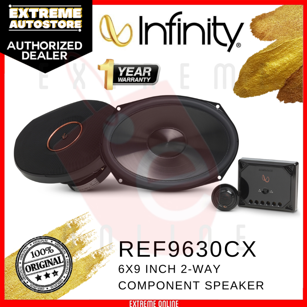 Infinity Reference REF-9630cx Reference Series 6"x9" component speaker ...