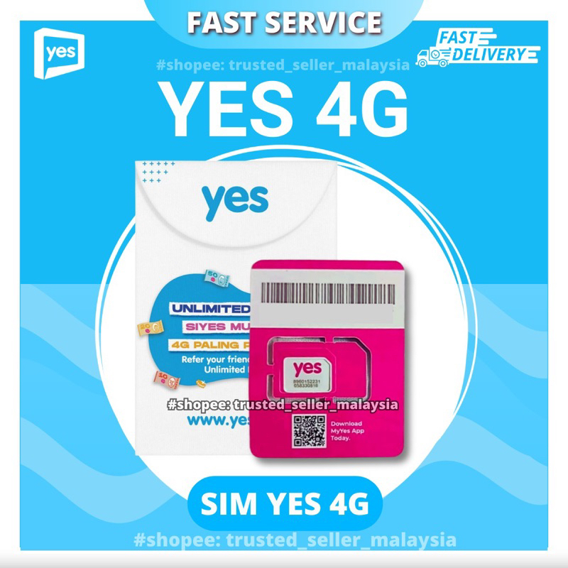 Sim Yes Unlimited { Fast Shiping } | Shopee Malaysia