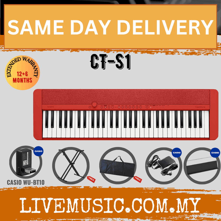 *SAME DAY DELIVERY* Casio CTS1 61-key Portable Keyboard w/Keyboard ...