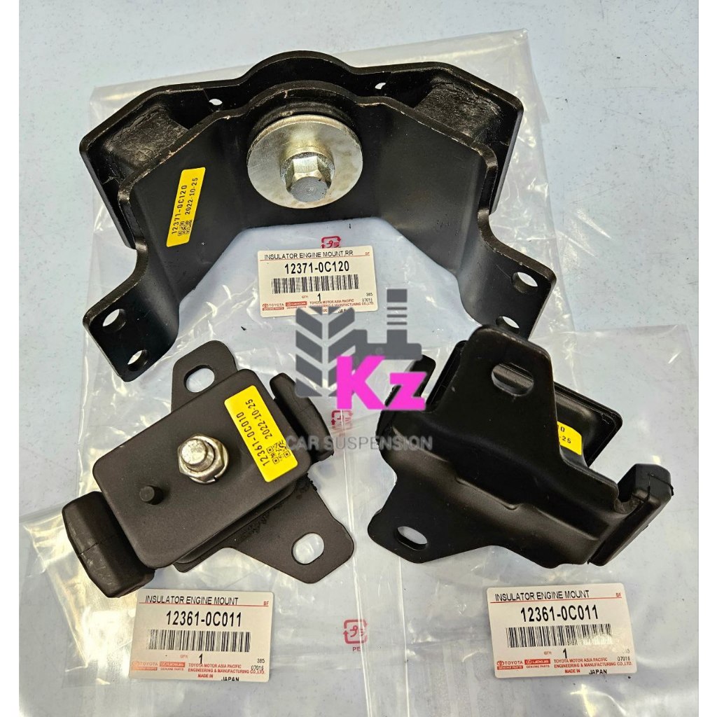 TOYOTA FORTUNER 2.7 L TGN51 2TRFE AUTO 2005 - 2015 - 3 IN 1 SET ...