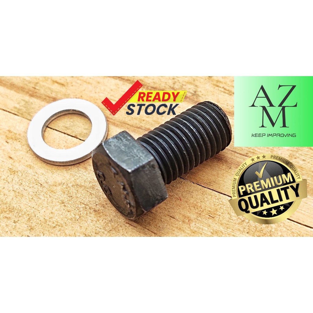 YAMAHA E115M OIL DRAIN PLUG / BOLT / NUT WITH WASHER | Shopee Malaysia