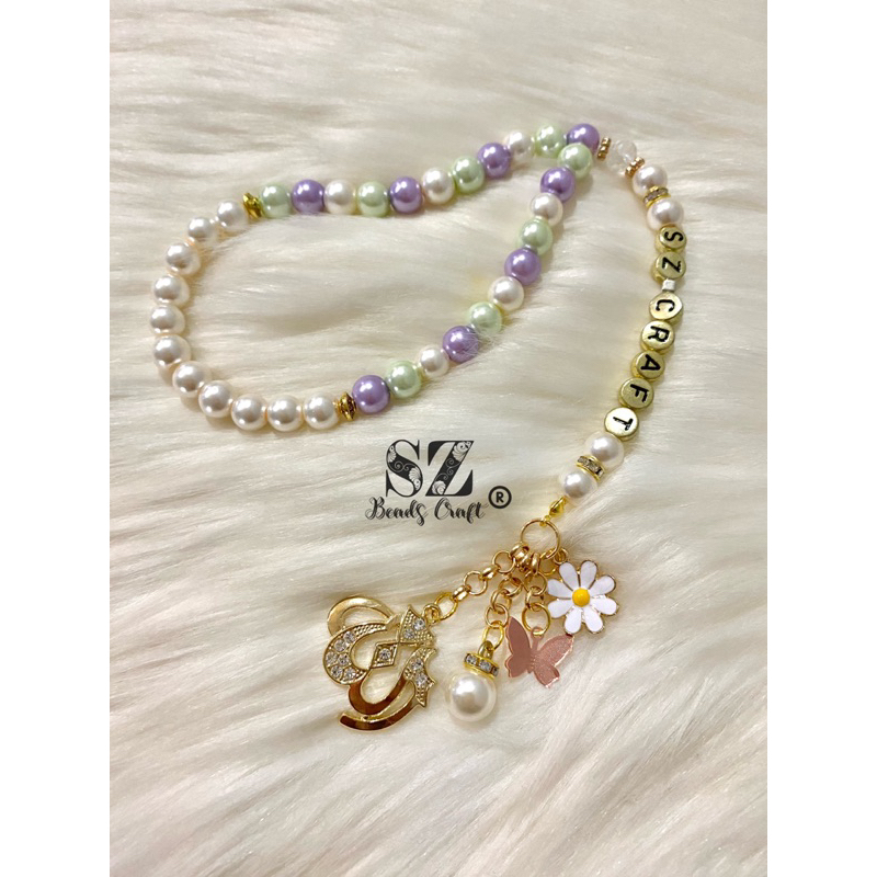 PART 2: TASBIH 33 CUSTOM NAME GOLD ALLAH DIAMOND | Shopee Malaysia
