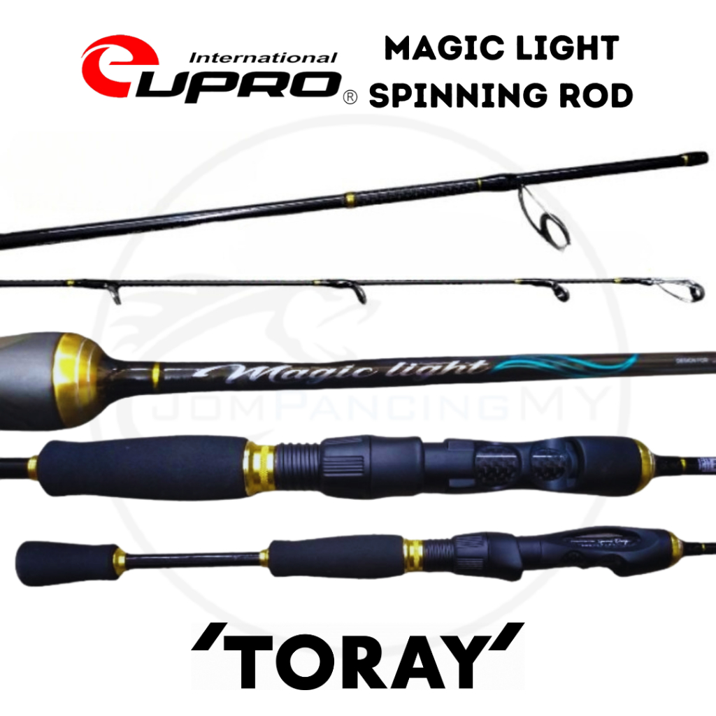 Eupro Magic Light Spinning Casting Fishing Rod with Free Gift Including ...