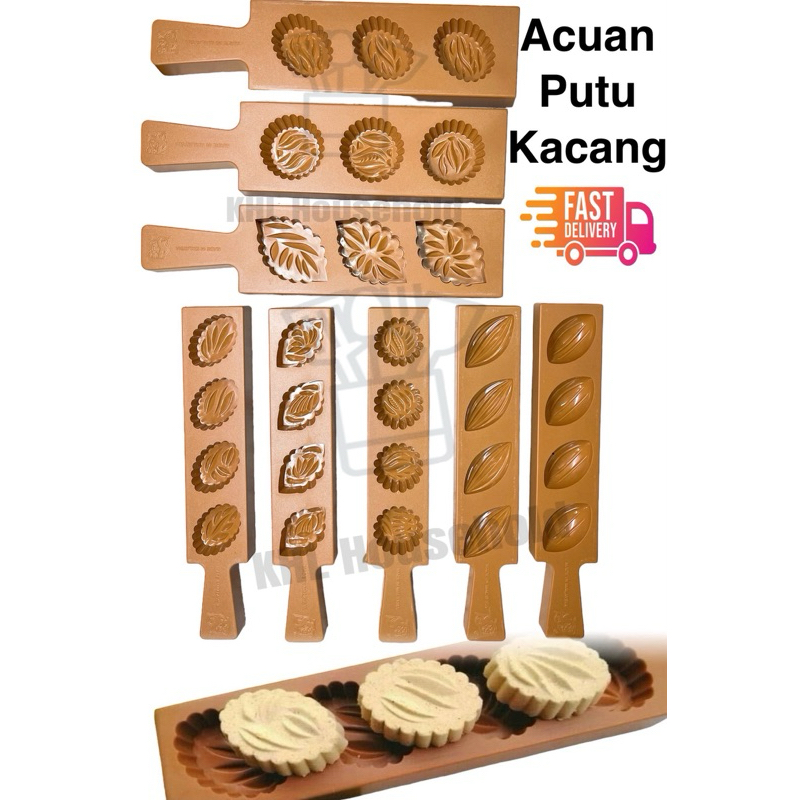 Acuan Kuih Putu Kacang/Acuan Kuih Bangkit Plastic/Cookies Mould / Acuan ...