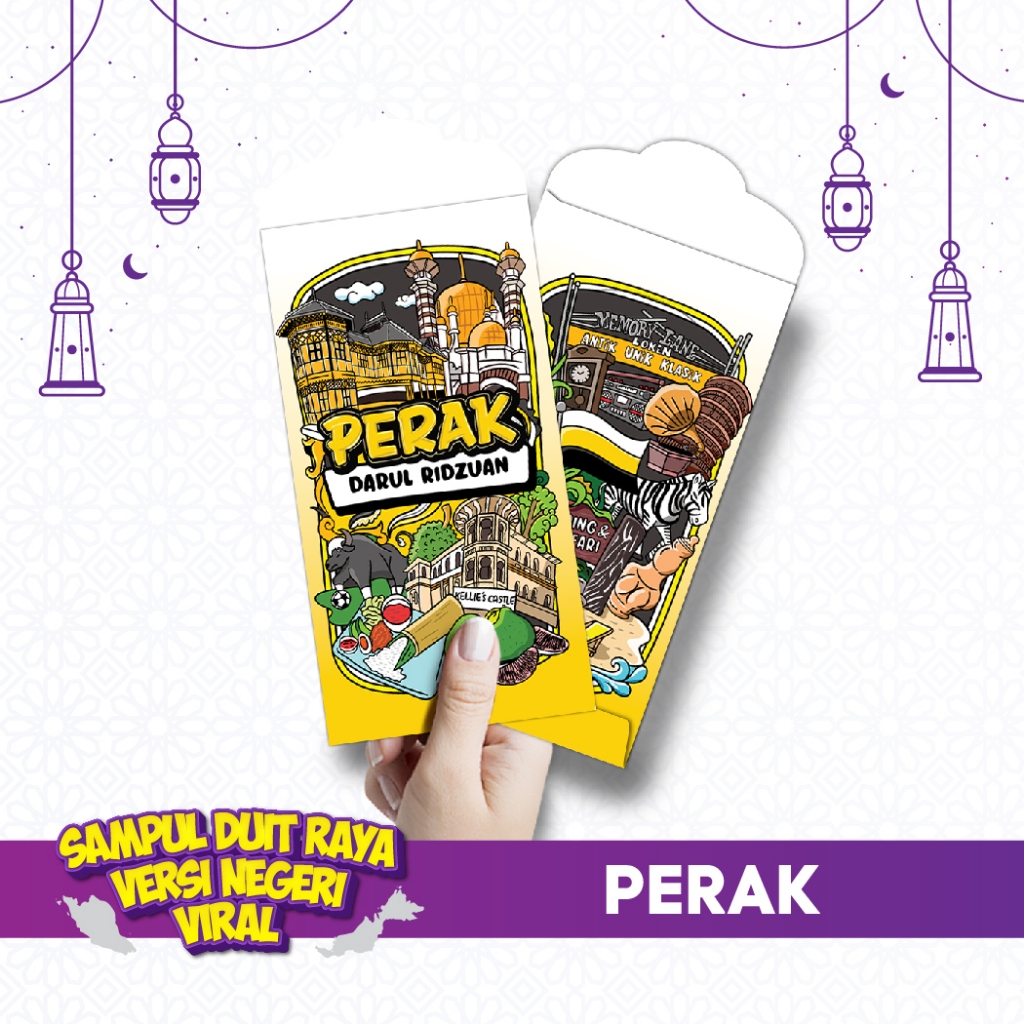 Sampul Duit Raya 2024 1 PACK (10PCS) 15 Design EXCLUSIVE Kartun Negeri ...