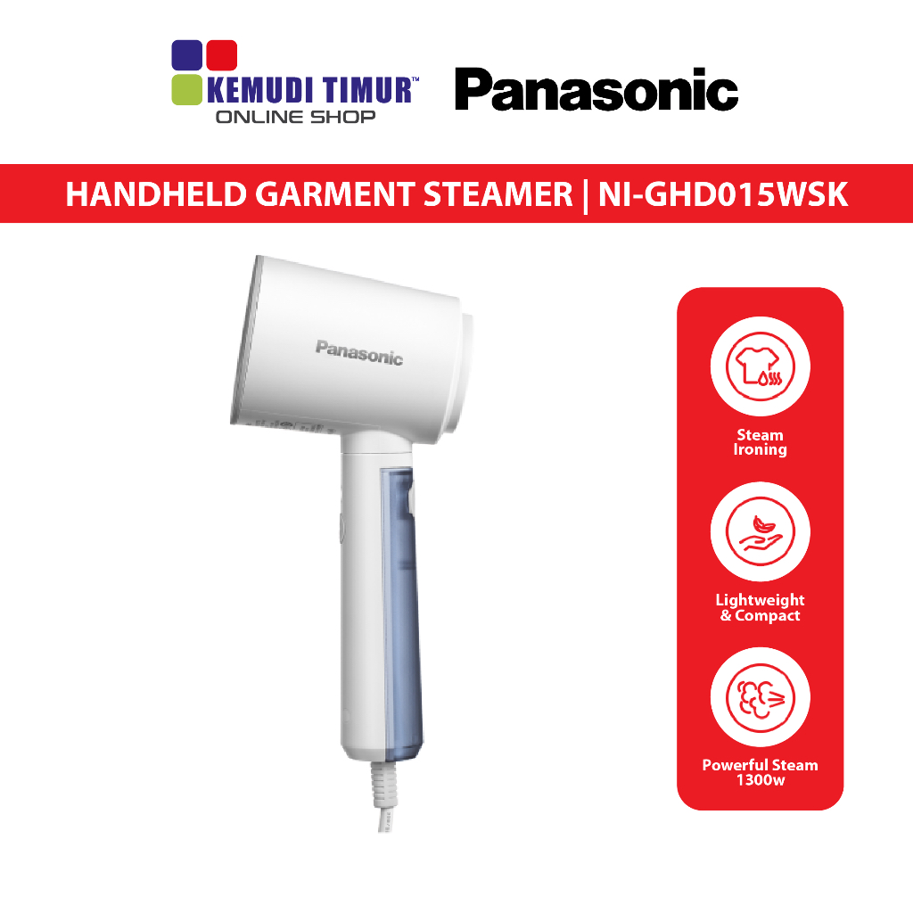 PANASONIC HANDHELD GARMENT STEAMER 1300W RAPID START TRAVEL IRON | NI ...