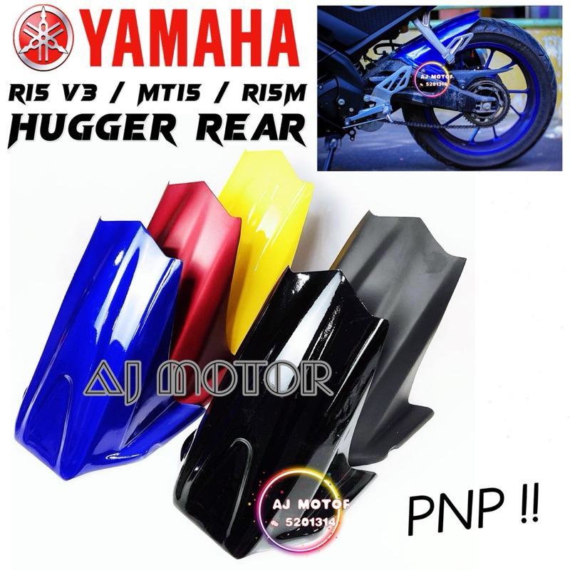 [ HUGGER REAR & SPLASH GUARD ] YAMAHA R15 V3 MT15 R15M V4 INNER ...