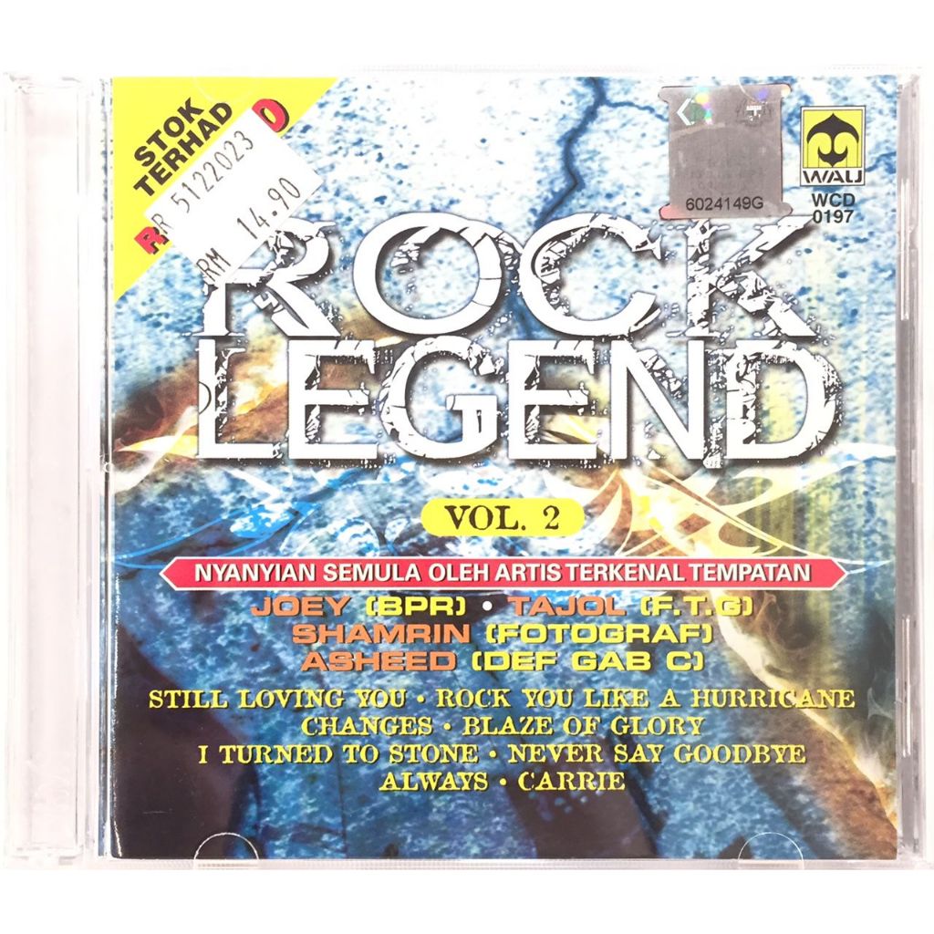 Rock Legend Vol 2 (CD) | Shopee Malaysia