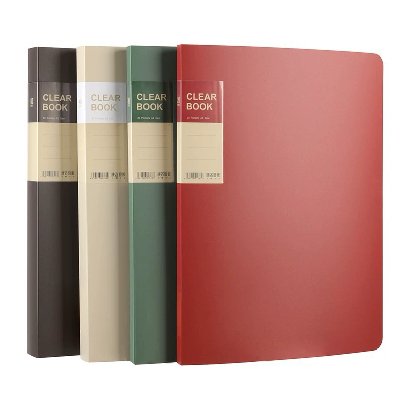 [ReadyStock] File Folder | A3 | A4 | Clear Book 30 40 60 Pockets ...