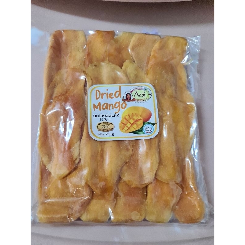 Original AOI Thailand Famous Dried Mango 250G, NO STRINGY FIBRE [Dried ...