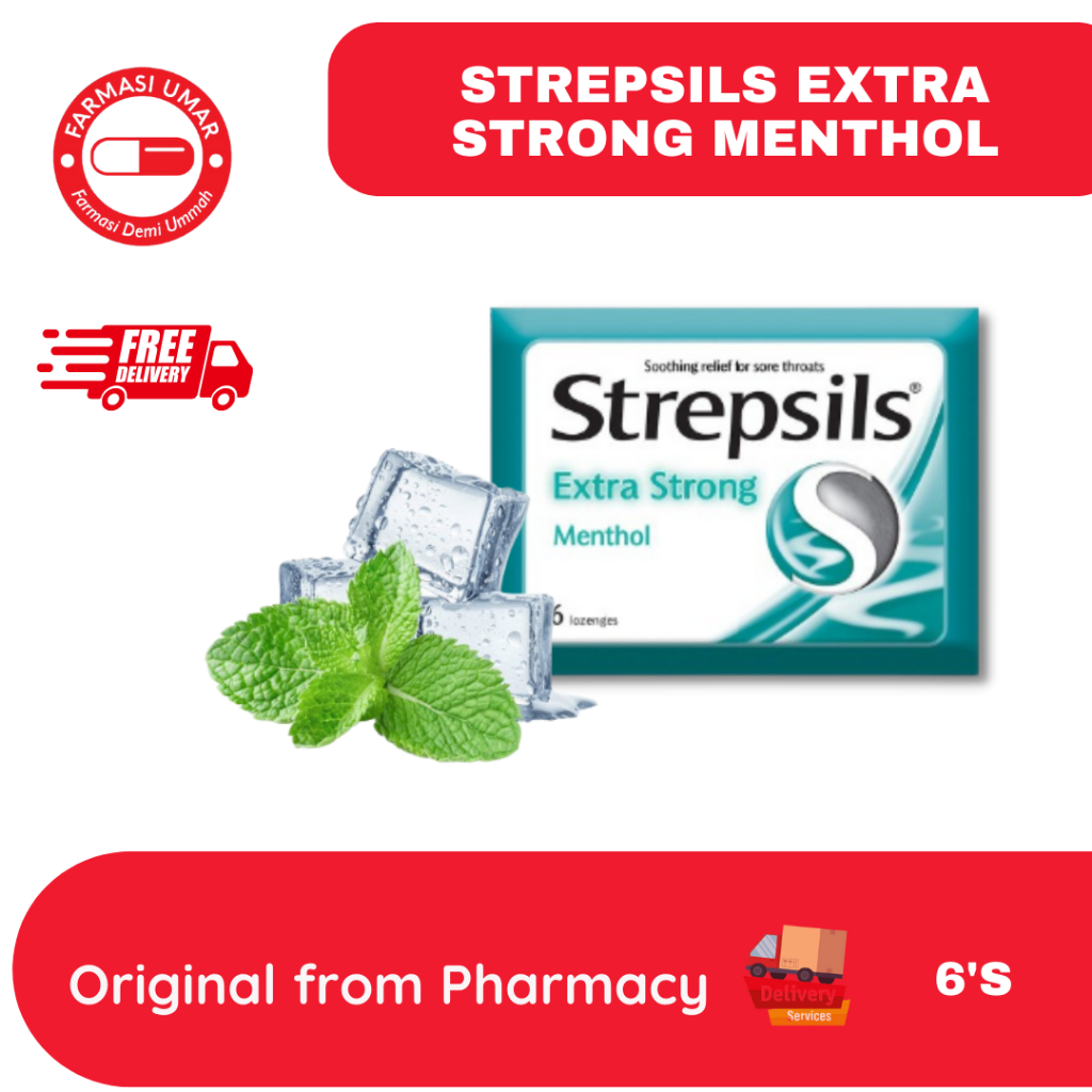 Strepsils Extra Strong (6's) | Shopee Malaysia