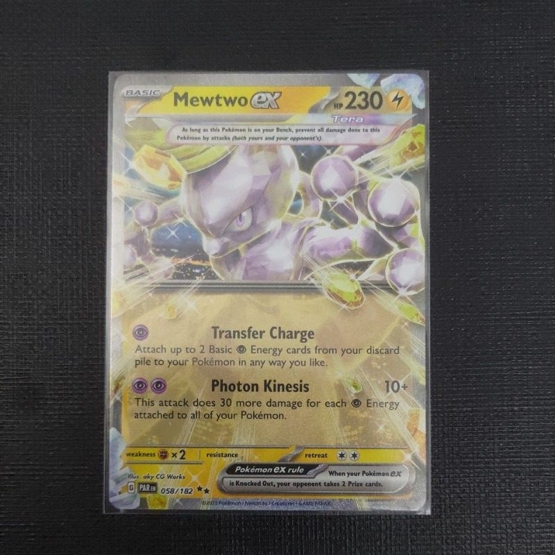 pokemon ptcg Mewtwo ex 058/182 | Shopee Malaysia