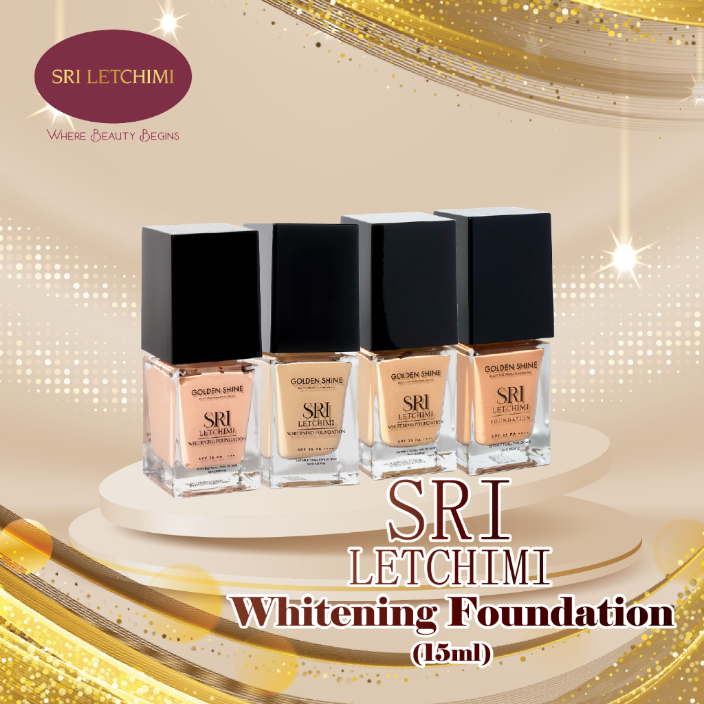 Whitening Foundation 15ml **NO BRUSH INCLUDED | Sri Letchimi | Golden ...