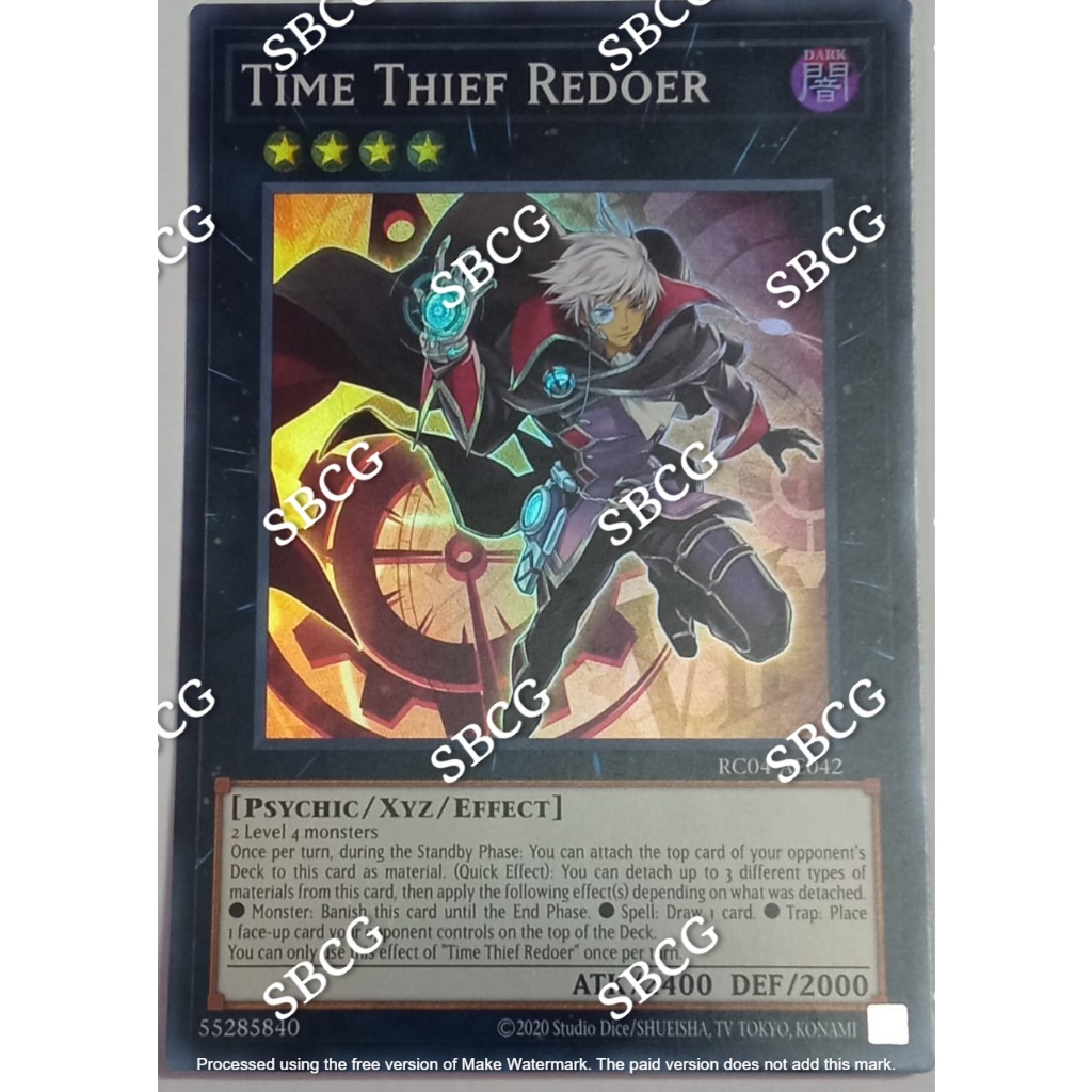 Rarity Collection Quarter Century Edition "Time Thief Redoer" ( RC04 ...