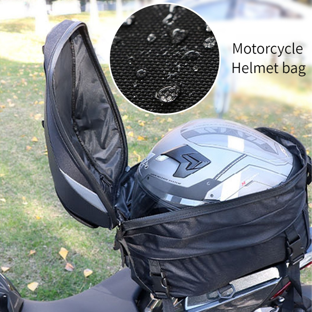 Motorcycle Tail Bag Multifunction Motorcycle Back Seat Bag Racing ...