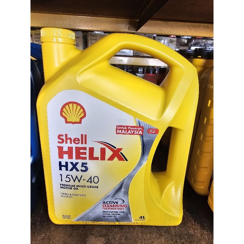 SHELL HELIX HX5 15W-40 ENGINE OIL(4L) | Shopee Malaysia