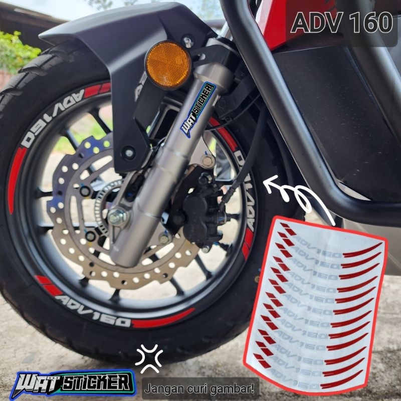 Sticker Rim Honda Adv 160 (HIGH QUALITY) | Shopee Malaysia