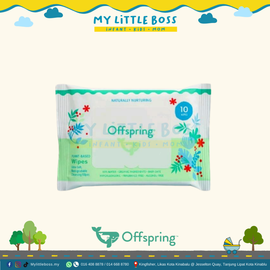 Offspring Baby Wipes (10 ct) | Shopee Malaysia