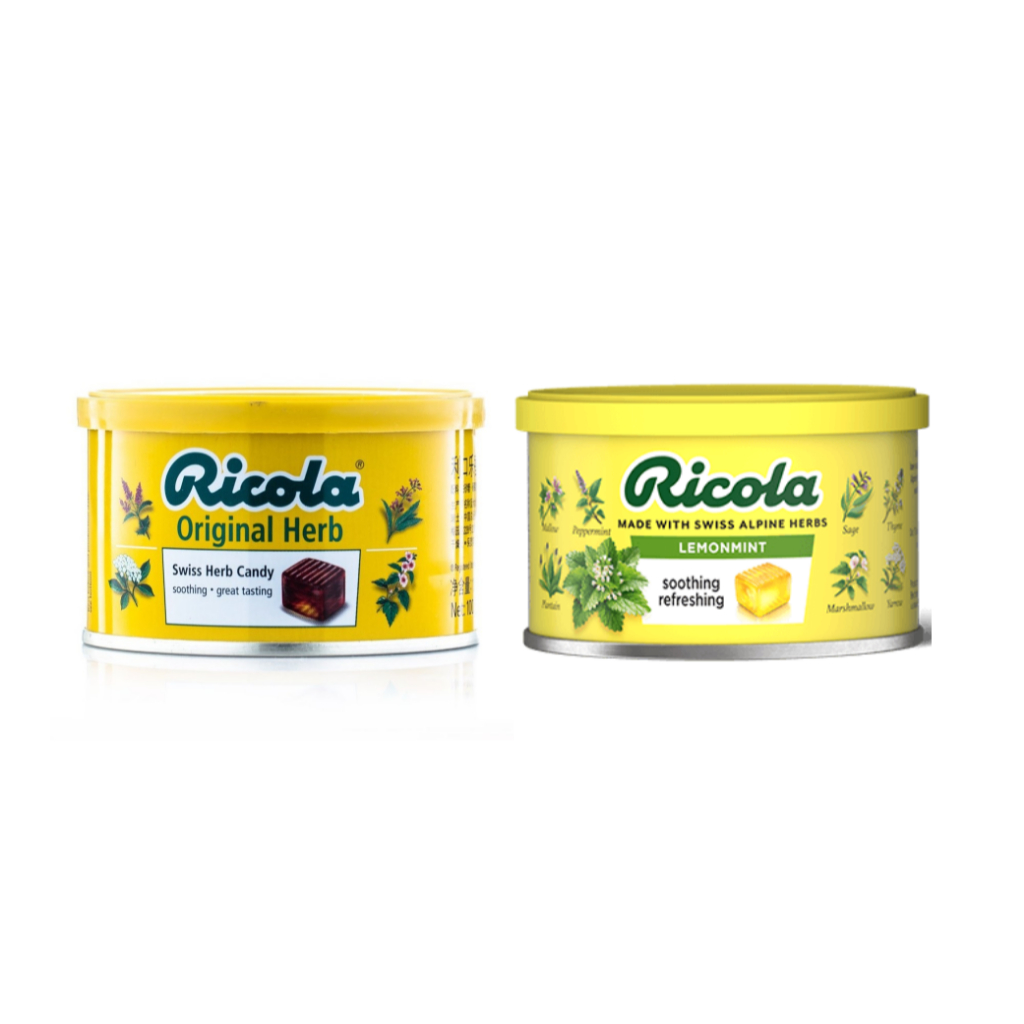 RICOLA Swiss Herb Candy 100G - Original Herb / Lemon Mint | Shopee Malaysia