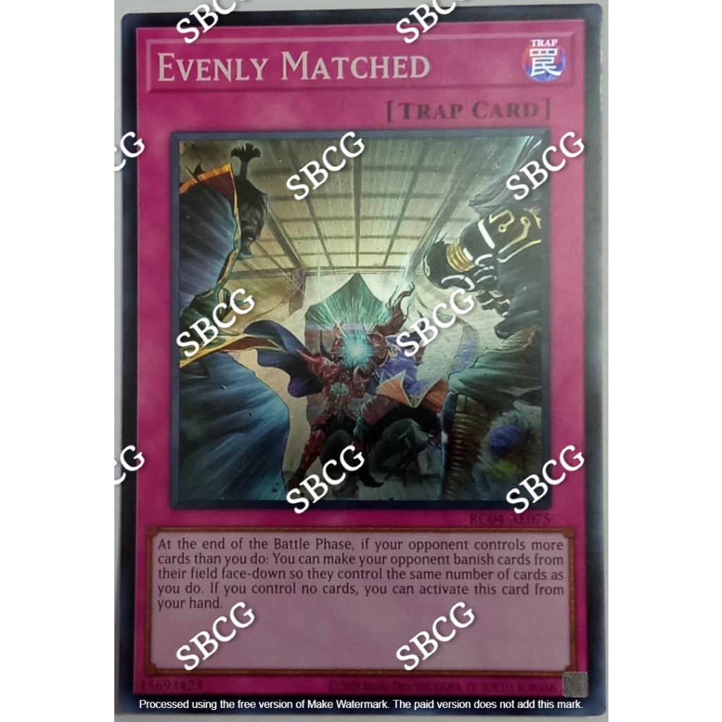Rarity Collection Quarter Century Edition "Evenly Matched" ( RC04-AE075 ) | Shopee Malaysia