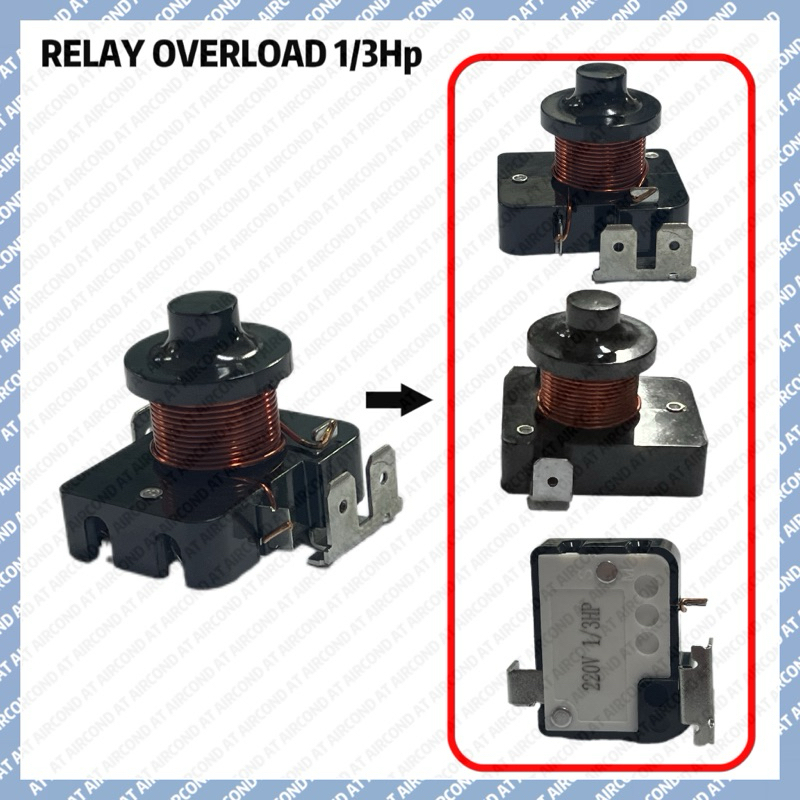 REFRIGERATOR / FREEZER COIL OVERLOAD RELAY 1/3 | Shopee Malaysia