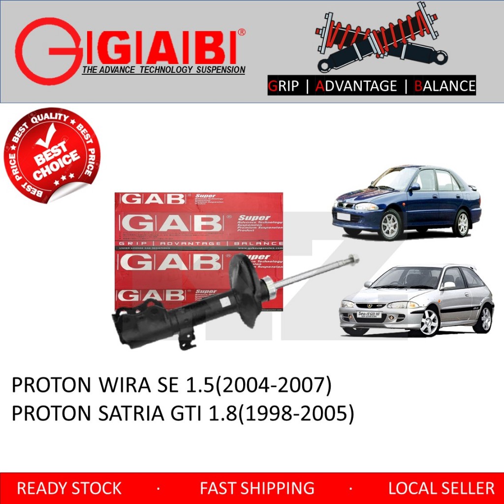 ORIGINAL GAB SUPER FRONT ABSORBER - PROTON WIRA SE 1.5 (2004-2007 ...