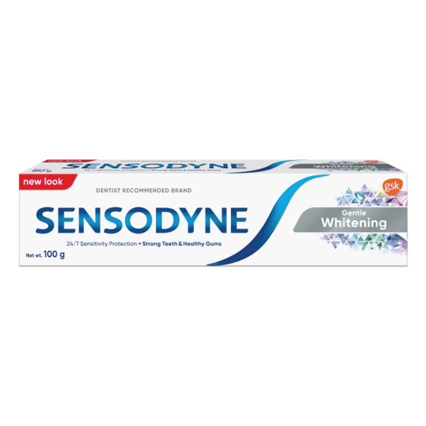 Sensodyne Fluoride Toothpaste Gentle Whitening (100g) | Shopee Malaysia