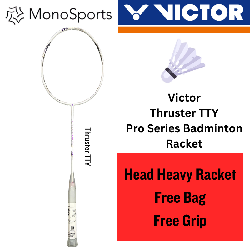 Monosports Victor Thruster TTY Pro Series 4UG5 Badminton Racket Free ...