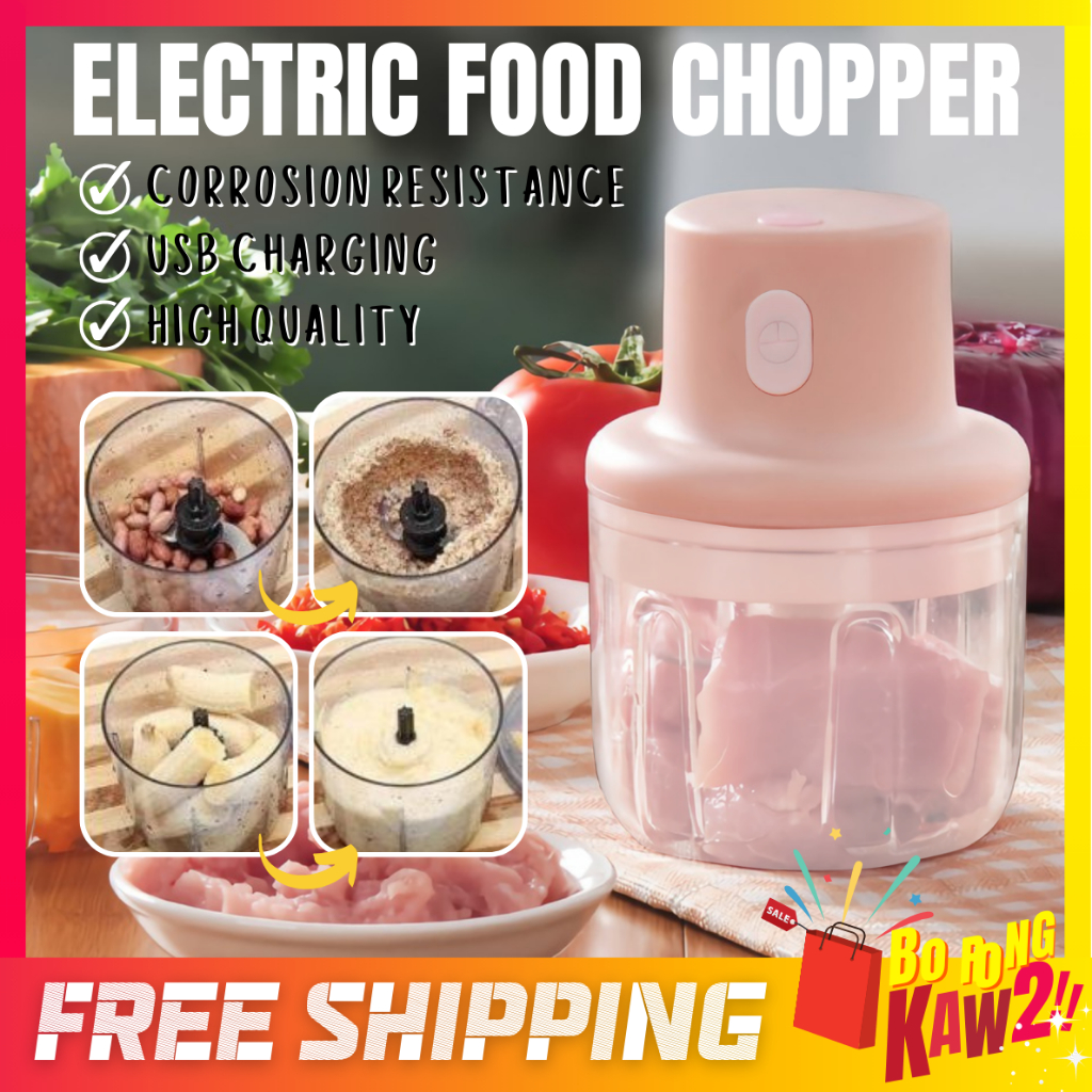 250ml USB Rechargeable Intelligent Garlic Food Food Processor Machine ...