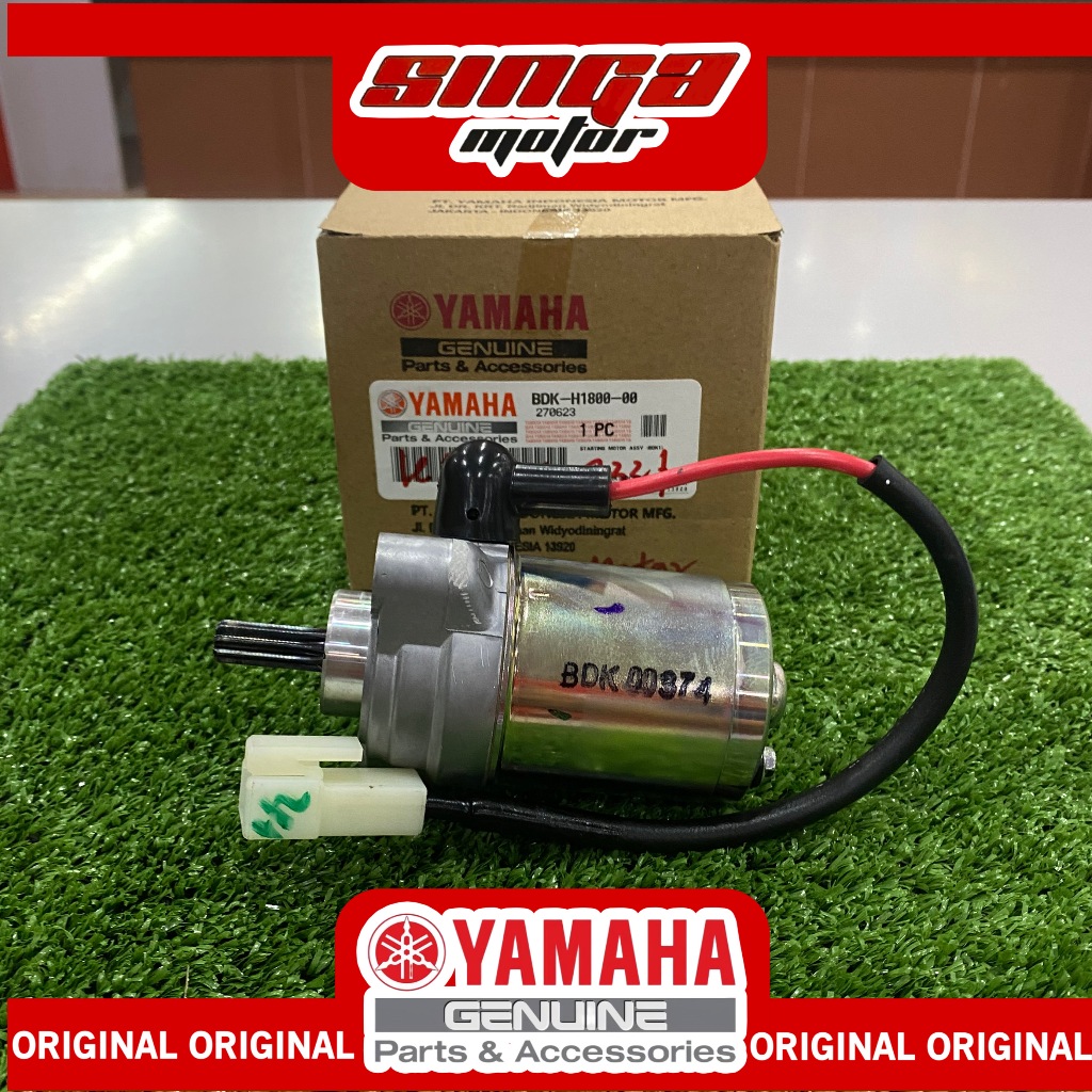 Yamaha Original 135LC FI V8 Starting Motor Assy BDK-H1800-00 Starter Motor LC LC135 Fuel ...
