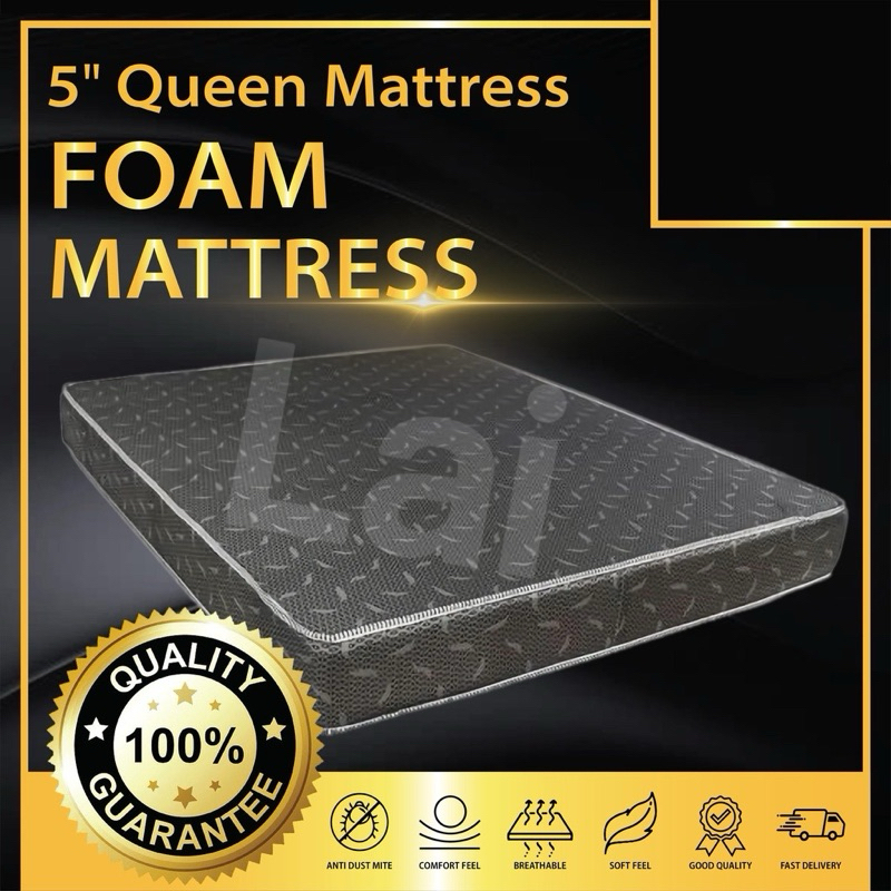 QUEEN6inch dan 8inch foam MATTRESS/ TILAM (Color Random) | Shopee Malaysia