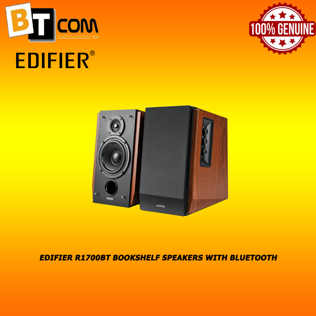 Edifier R1700BT Bookshelf Speakers with Bluetooth | Shopee Malaysia