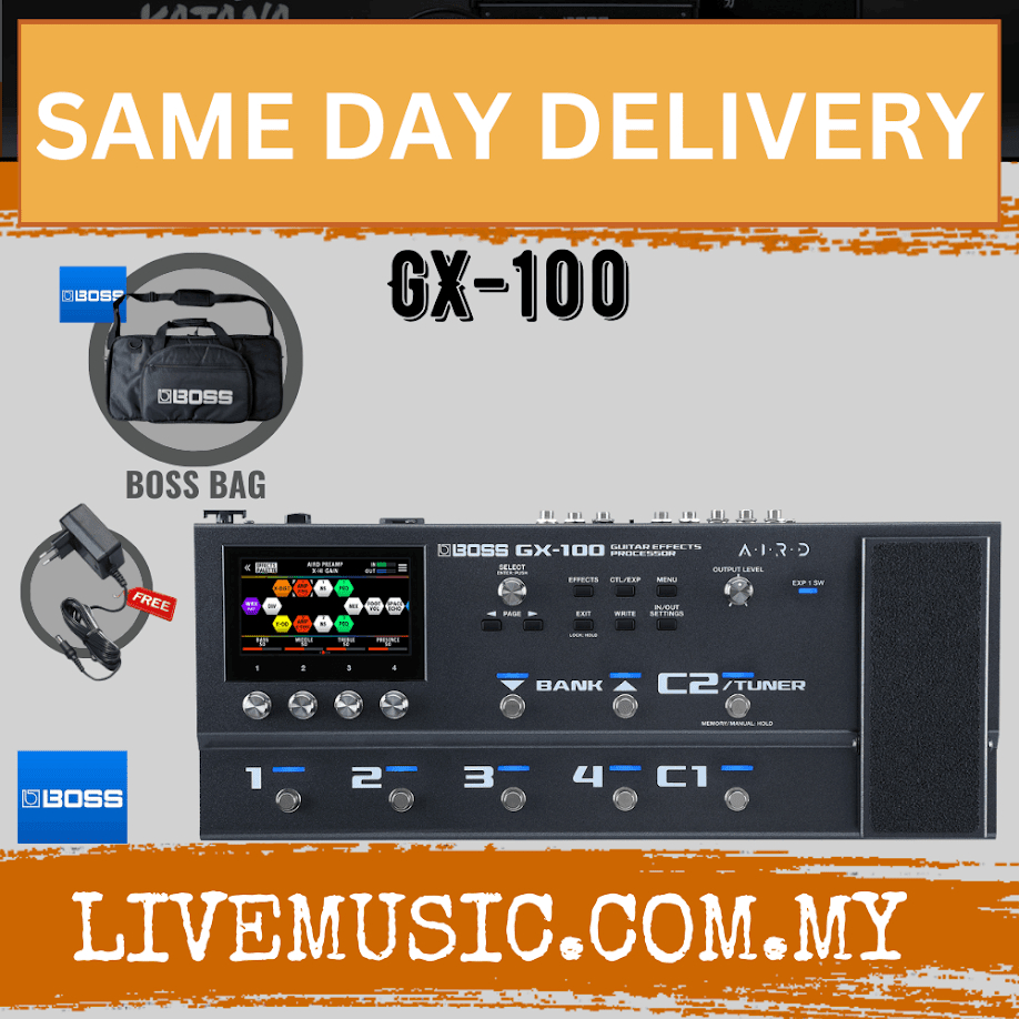 Boss GX100 Guitar Effects Processor With Boss Carry Bag ( GX-100 / GX ...