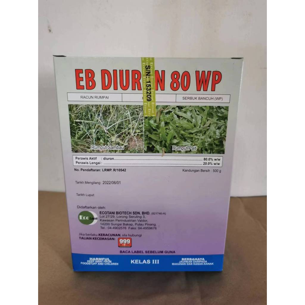 EB DIURON 80WP / 500g / Racun rumput / Herbicides | Shopee Malaysia