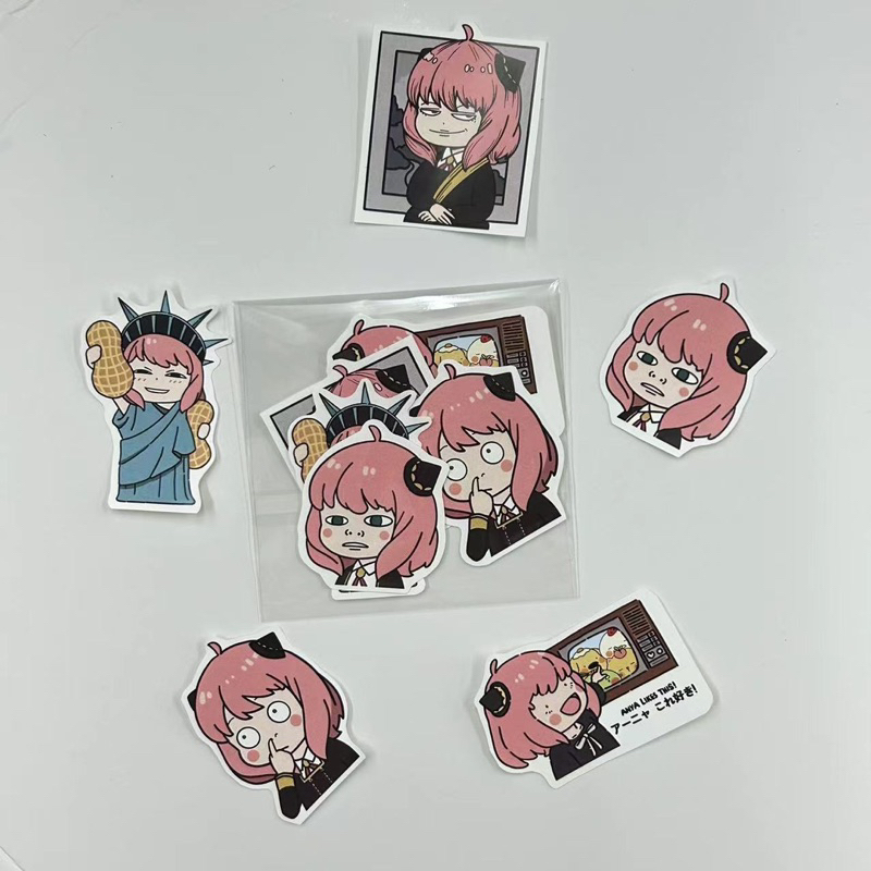 Anya fan art sticker pack | Shopee Malaysia
