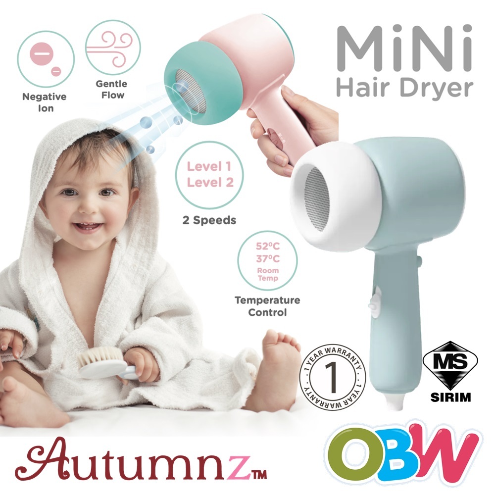 Autumnz Mini Hair Dryer | Baby Hair Dryer | Shopee Malaysia
