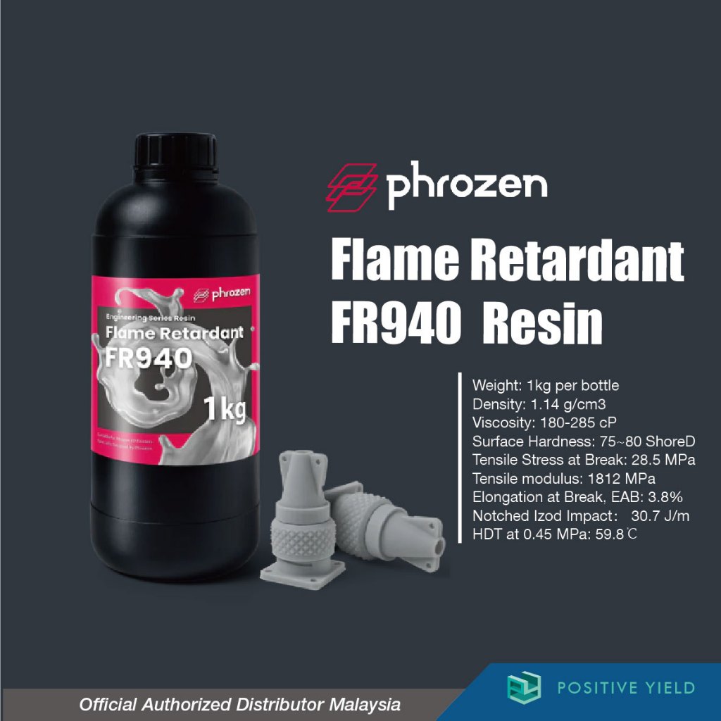 [Ready Stock] Phrozen Flame Retardant FR940 Resin 1KG | Distributor Malaysia | Shopee Malaysia
