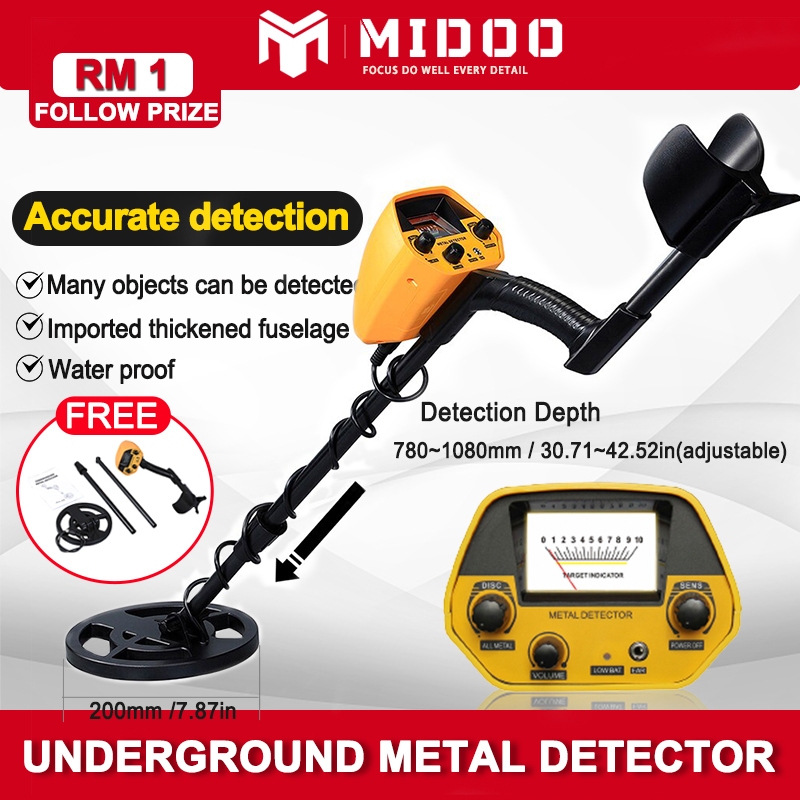 Underground Metal Detector High Sensitivity Jewelry Treasure Gold ...