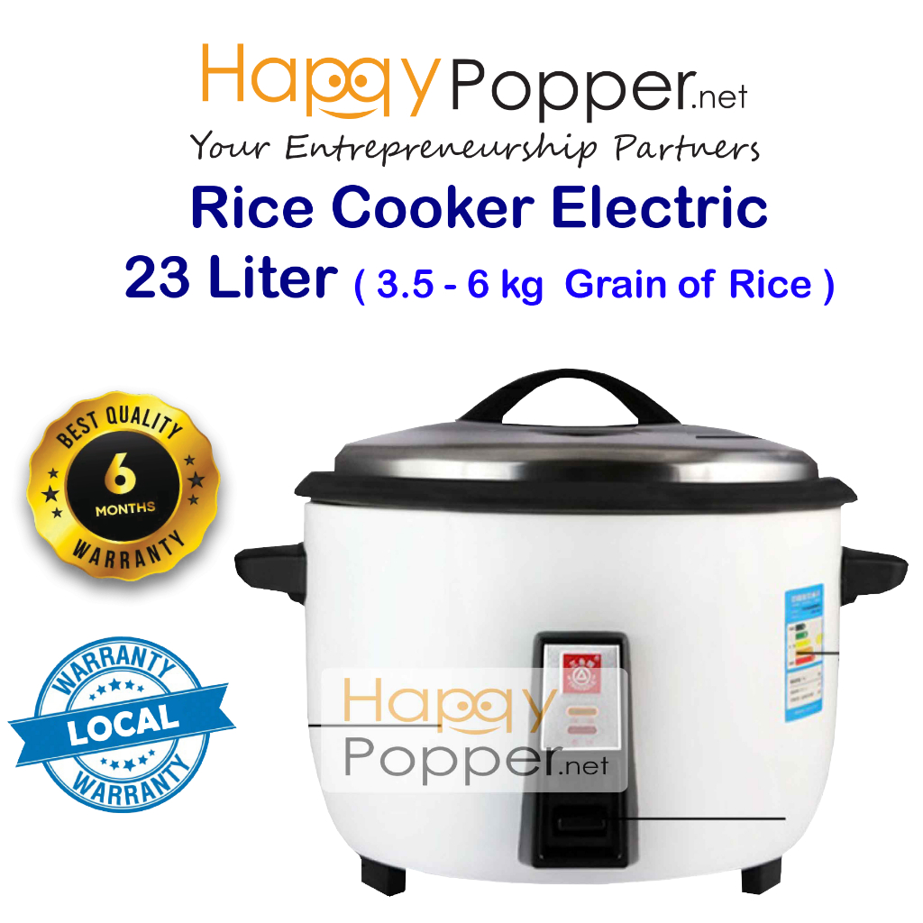 Happypopper Commercial Electric PERIUK NASI Electric Rice Cooker 23 ...