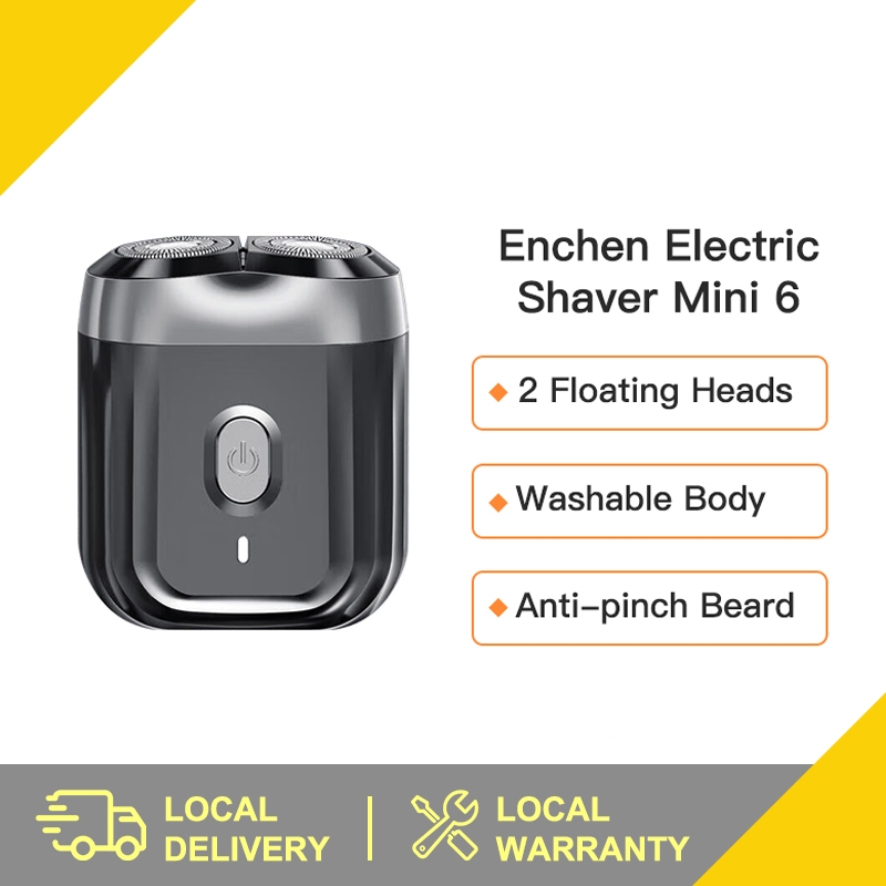 Enchen Mini 6 Pencukur elektrik Electric Shaver 2 Floating Head ...