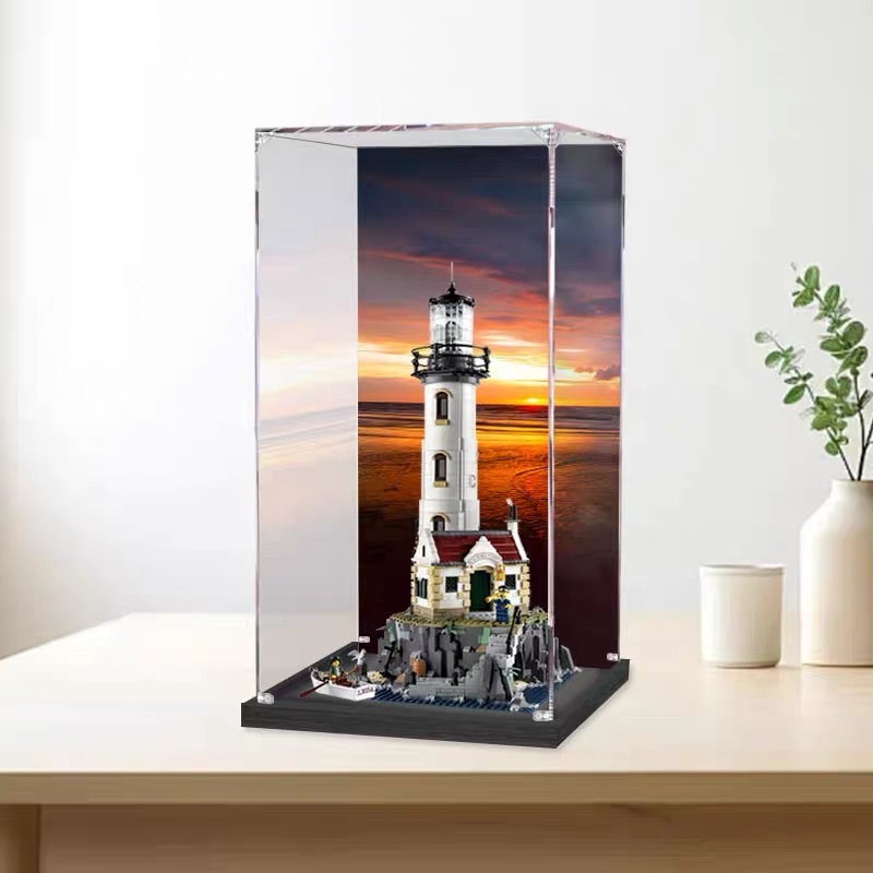 Acrylic Display Case Box 21335 Ideas Motorised Lighthouse (Only display ...